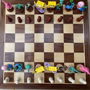Sponge Bob Chess Set - Etsy
