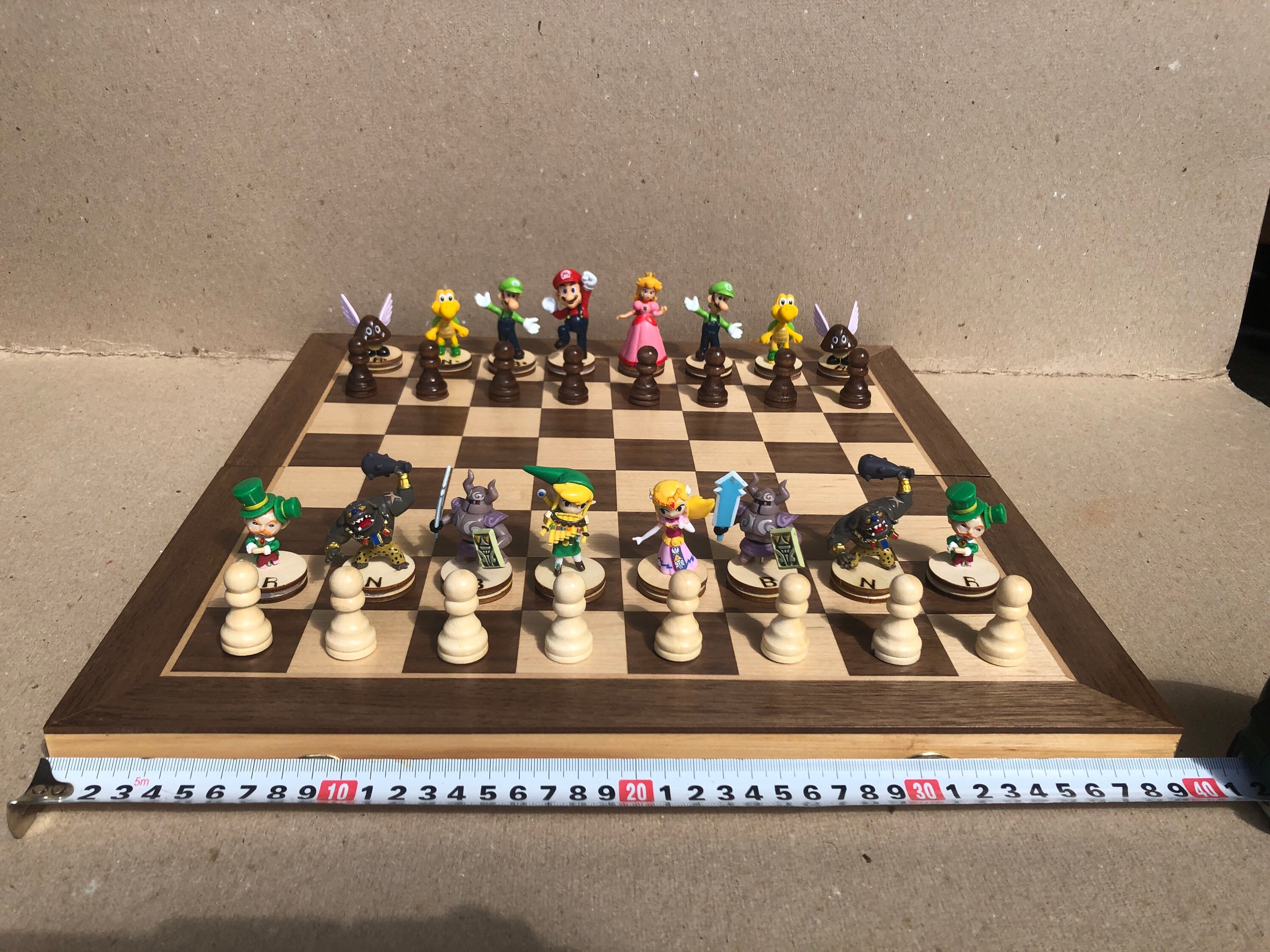 2 Zelda V Mario Chess Set - Etsy