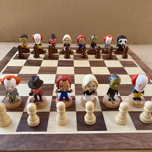 Horror Movie Chess Set - Etsy