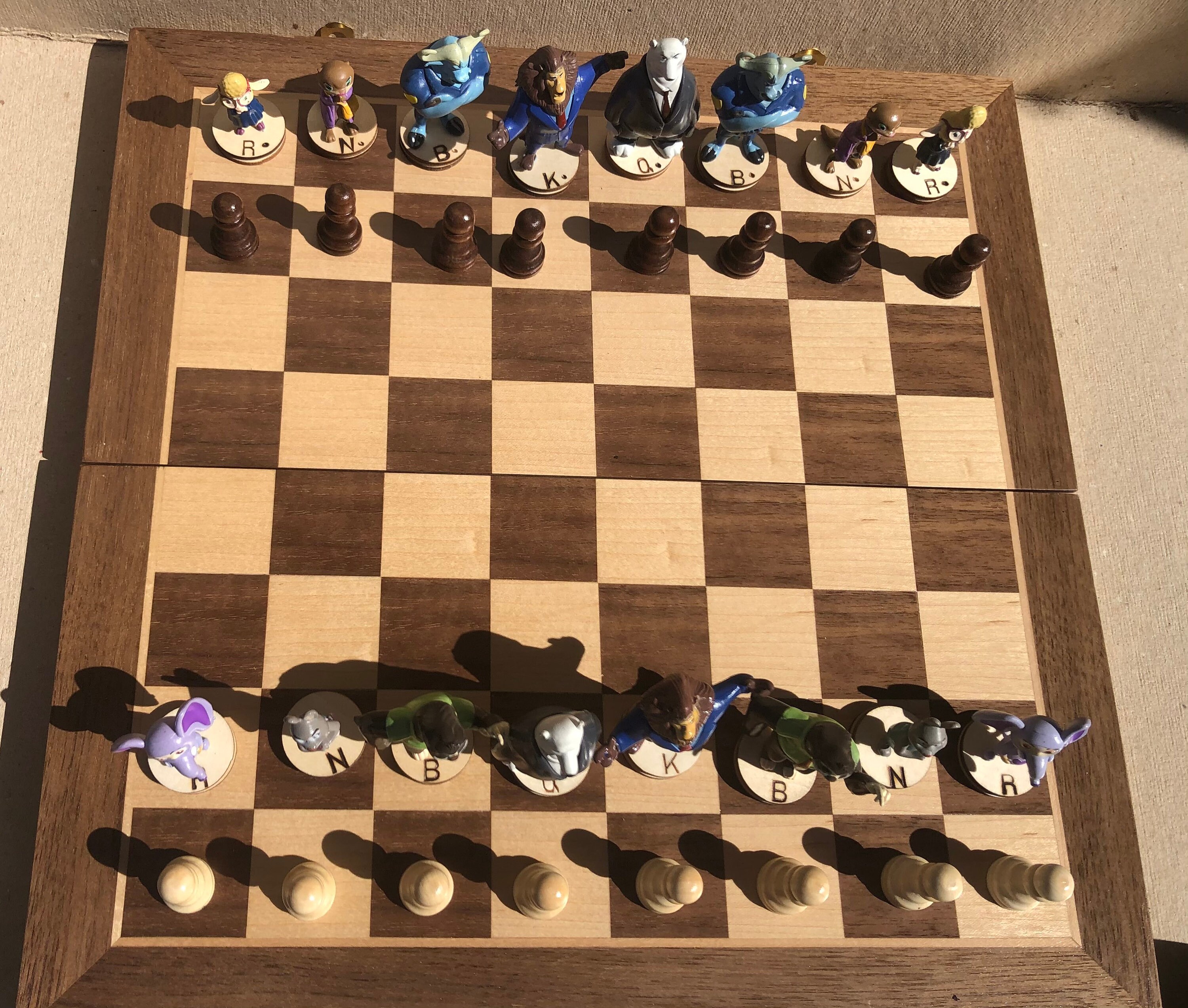 Zootopia Chess Set - Etsy