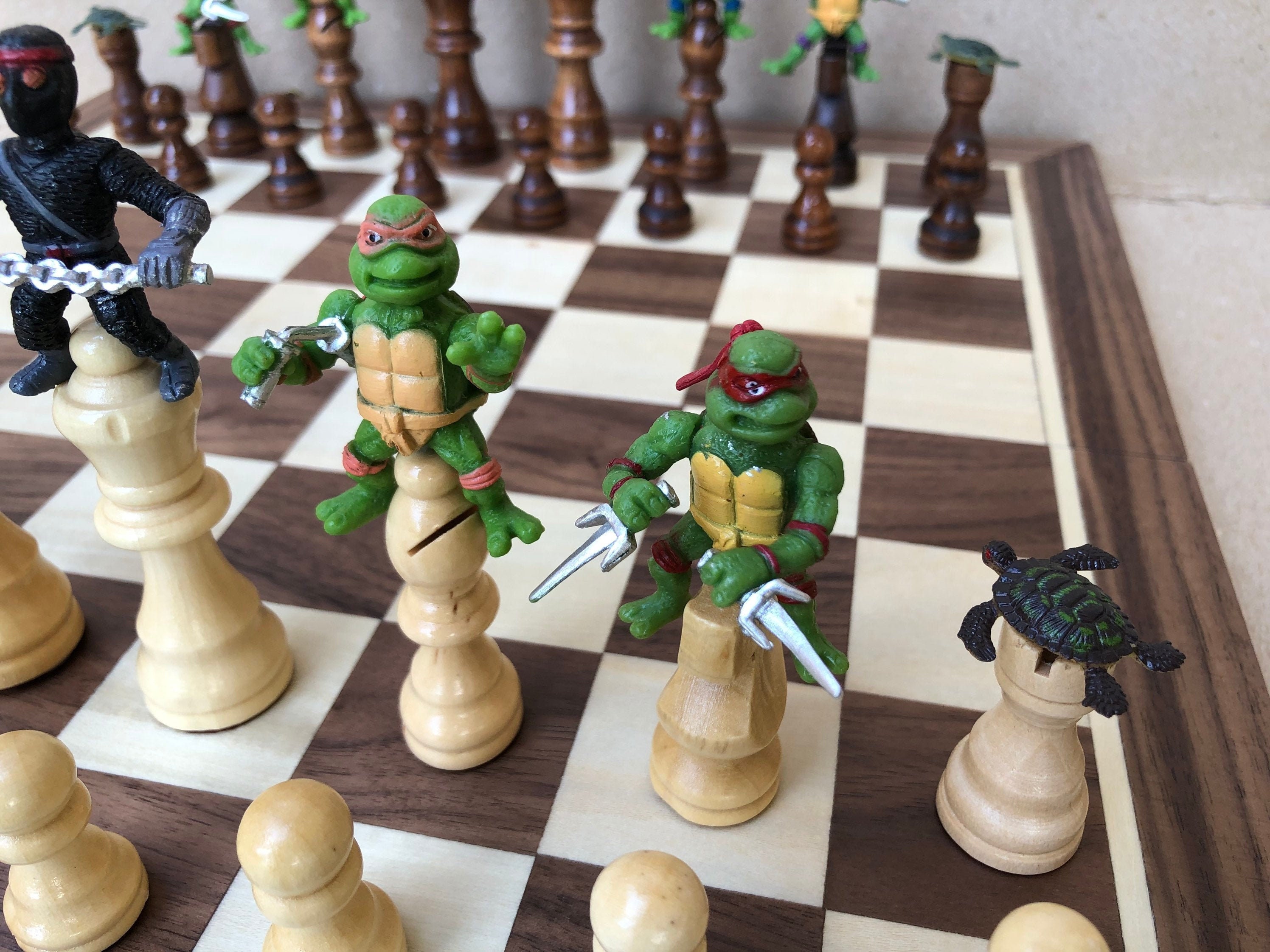 TMNT Chess Set - Etsy