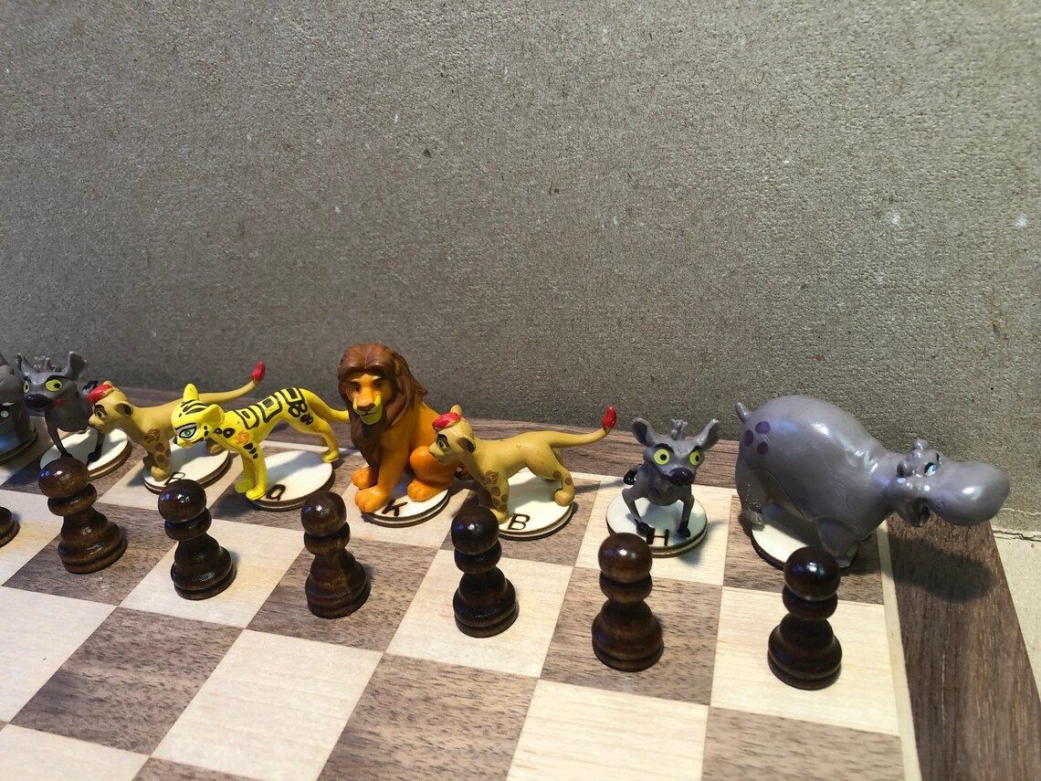 Lion King Chess Set - Etsy
