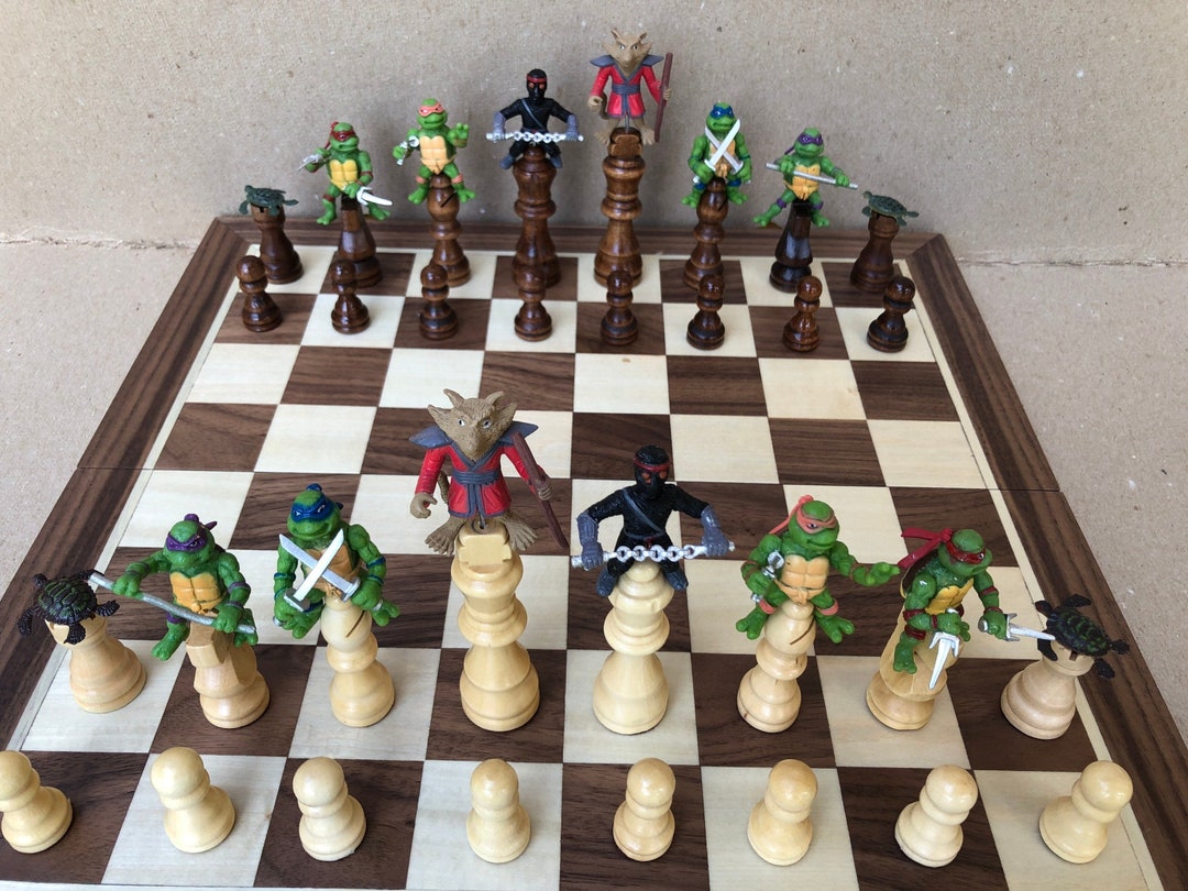 TMNT Chess Set - Etsy