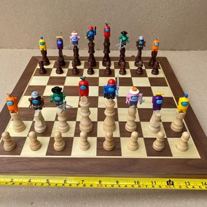 Among Us 3 Chess Set - Etsy
