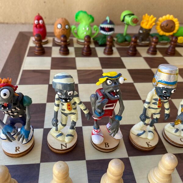 Plants Vs Zombies Chess Set - Etsy