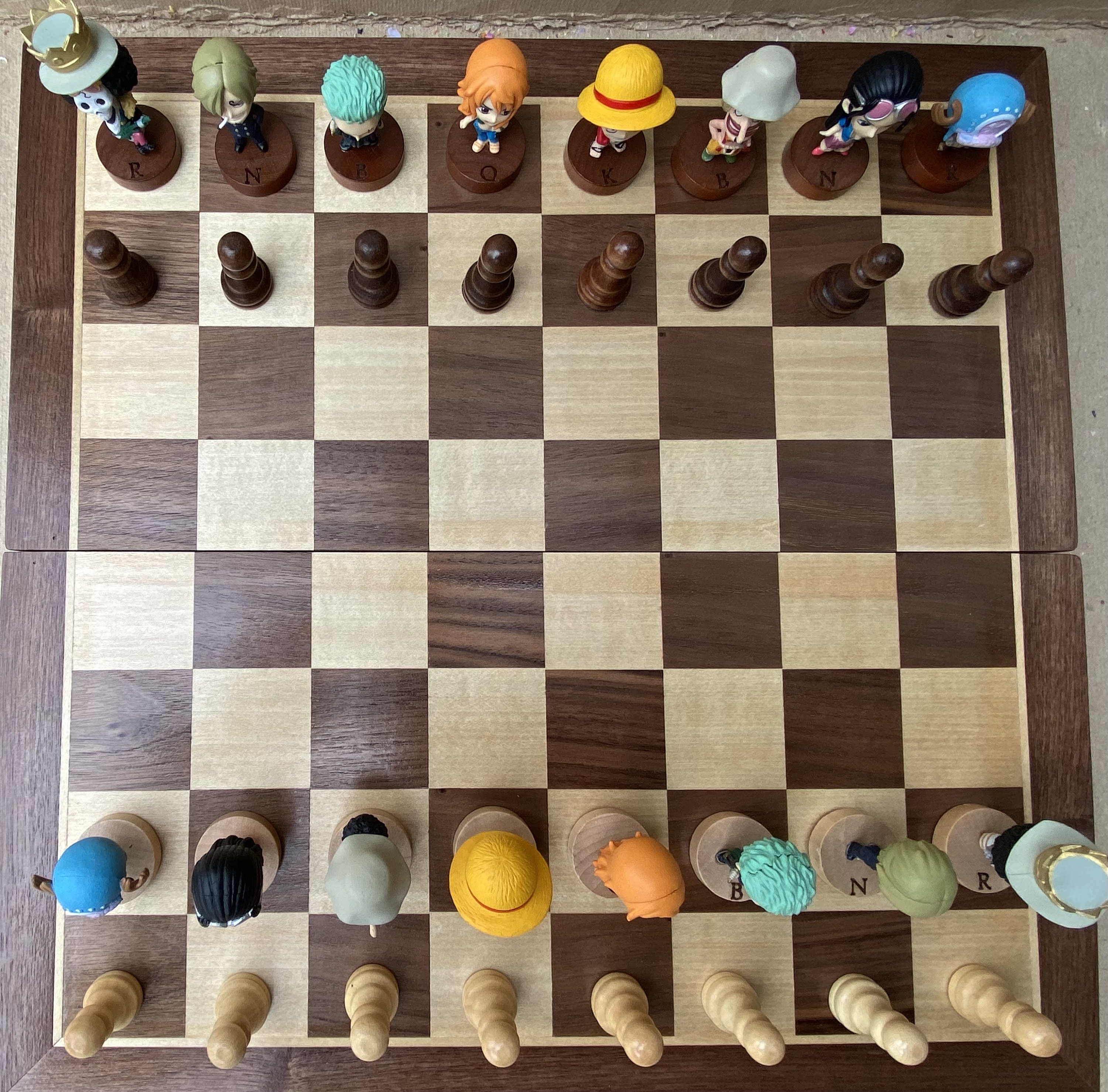 93 Hand Made One Piece Chess Set - Etsy