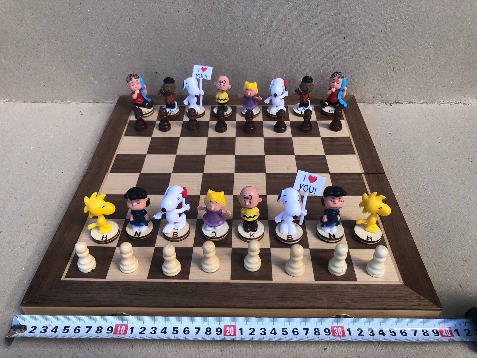 Charlie Brown Sally and Snoop Chess Set - Etsy