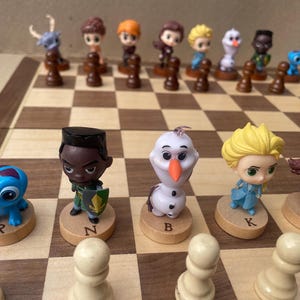 Hand Made Frozen Chess Set - Etsy