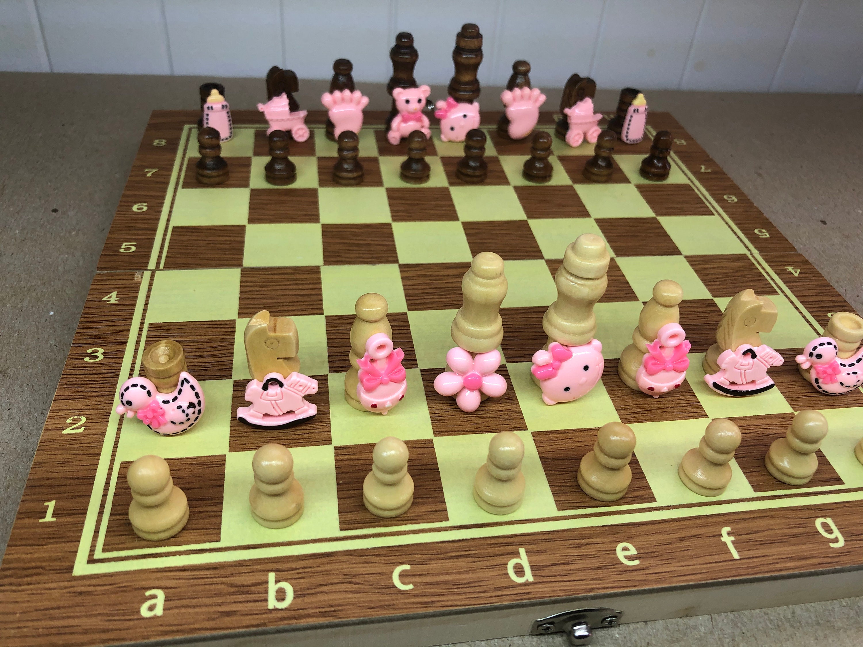 Baby Chess Set - Etsy