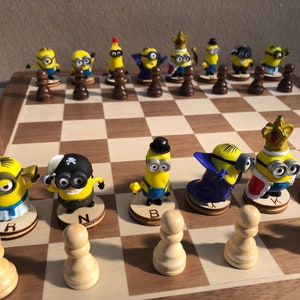 Hand Made Minions Chess Set - Etsy