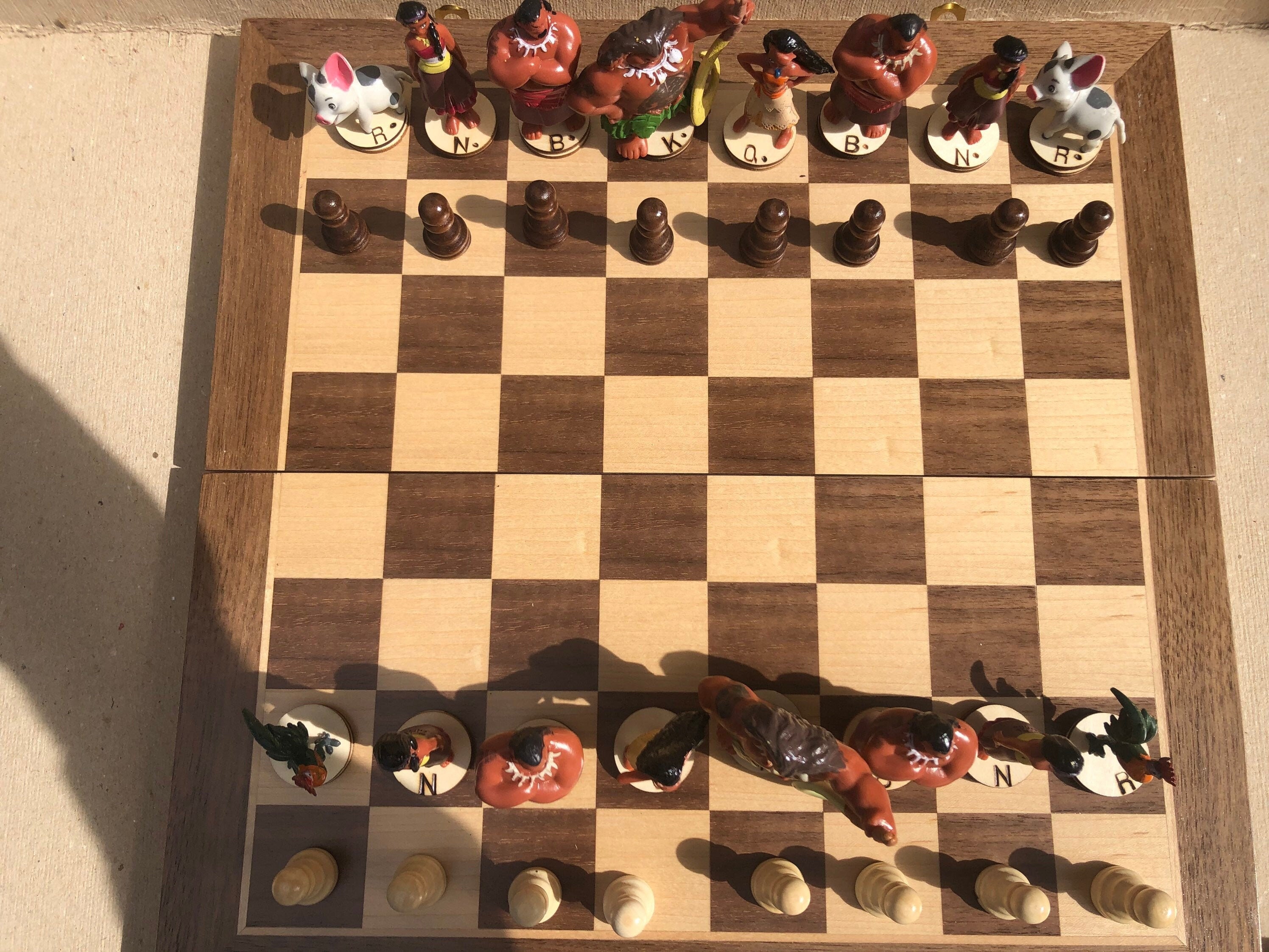 Moana Small Chess Set - Etsy