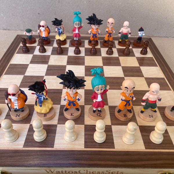 Dragon Ball Z Chess Set - Etsy