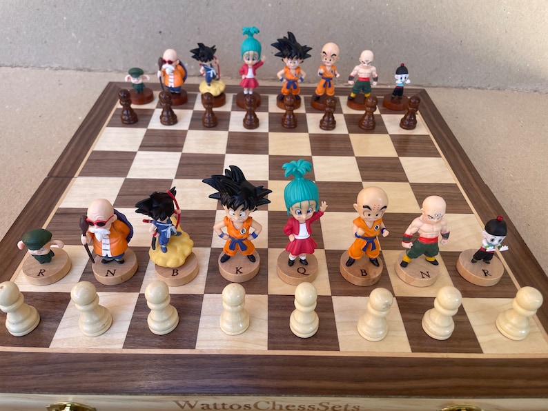 5 Dragon Ball Original Chess Set - Etsy