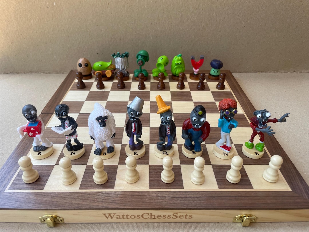 Plants Vs Zombies B Chess Set - Etsy UK