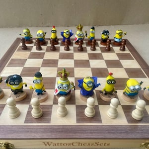 Hand Made Minions Chess Set - Etsy