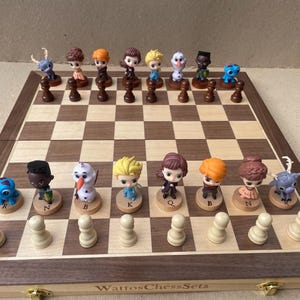 Hand Made Frozen Chess Set - Etsy