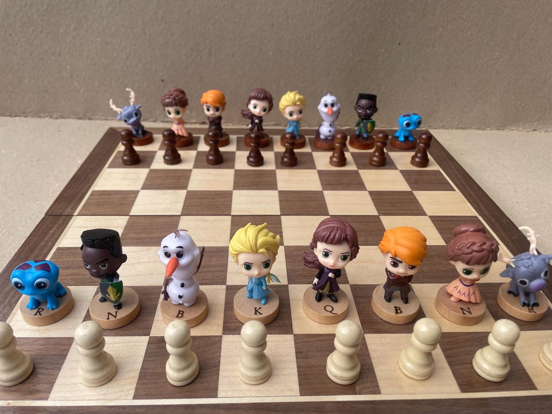 Hand Made Frozen Chess Set - Etsy