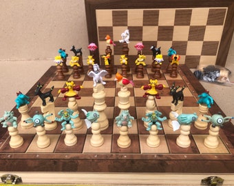 Game Pieces Charmander and Squirtle Checker Pawns Set of 24 Pokemon ...