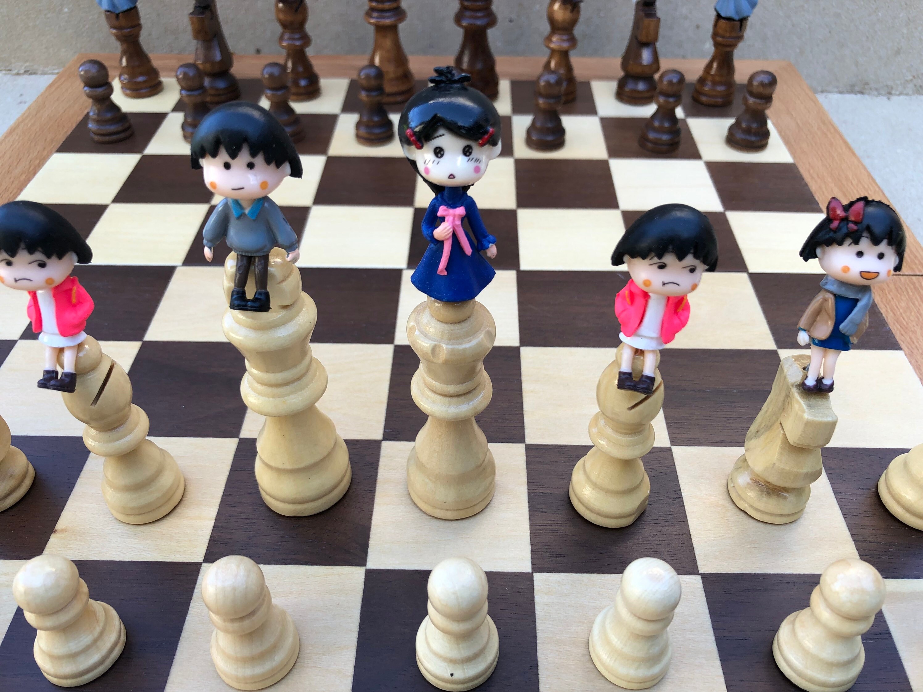 Magnetic Chibi Maruko Chan chess set - glwec.in