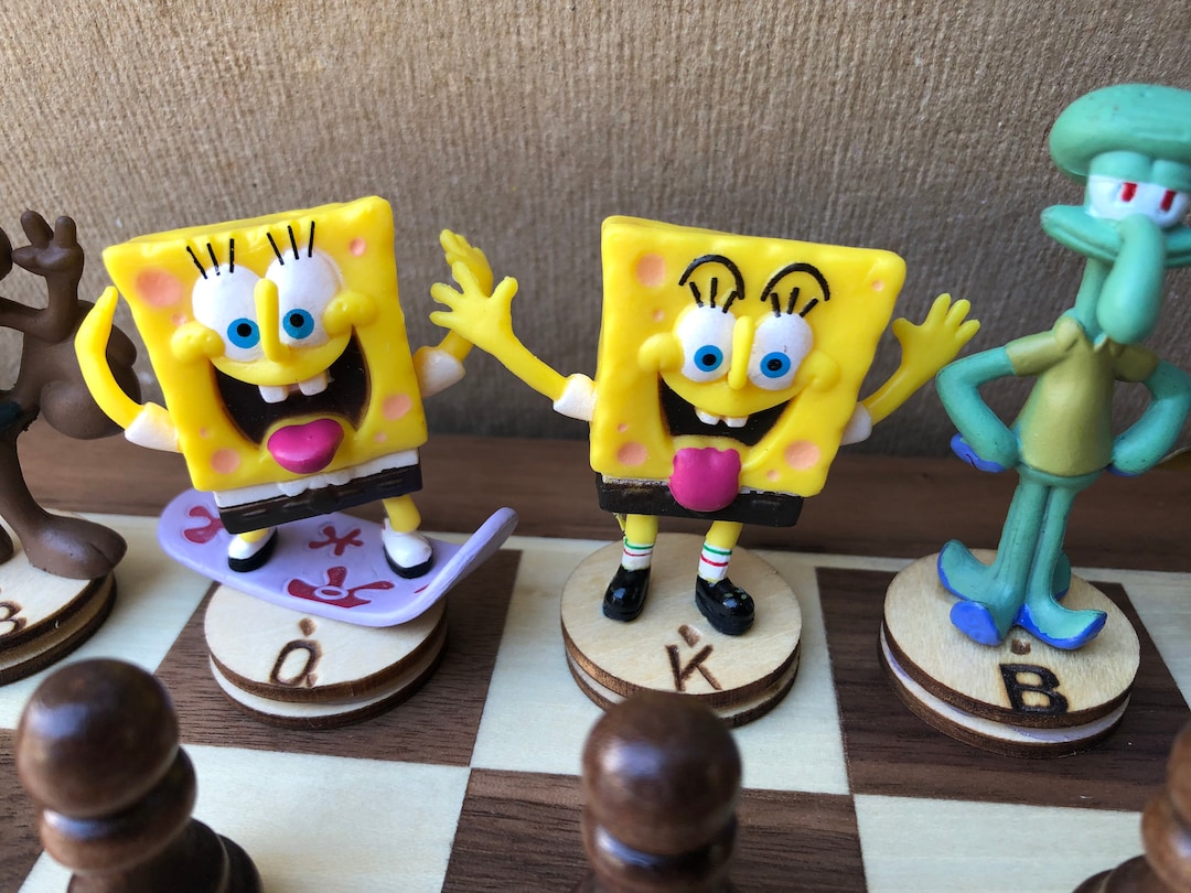 Sponge Bob Chess Set - Etsy