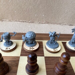 Dnd Grey Purple 2 Chess Set - Etsy