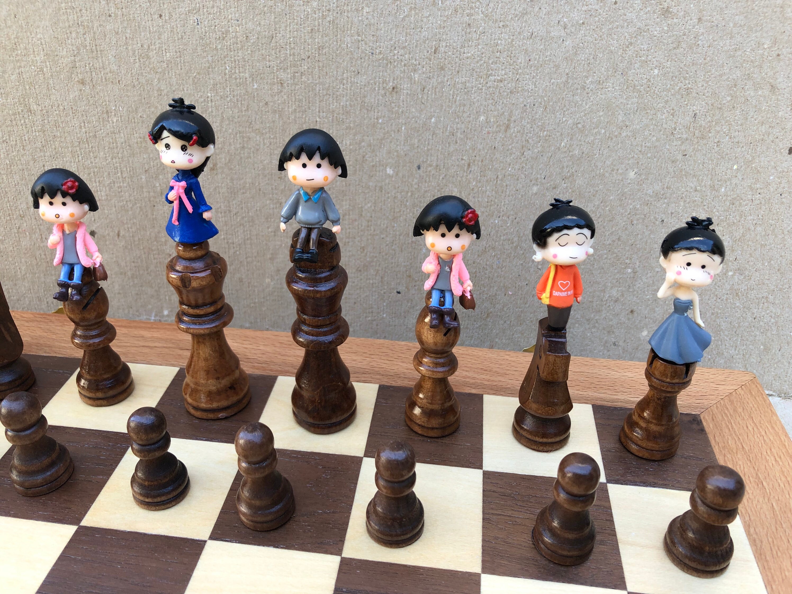 Magnetic Chibi Maruko Chan chess set - glwec.in