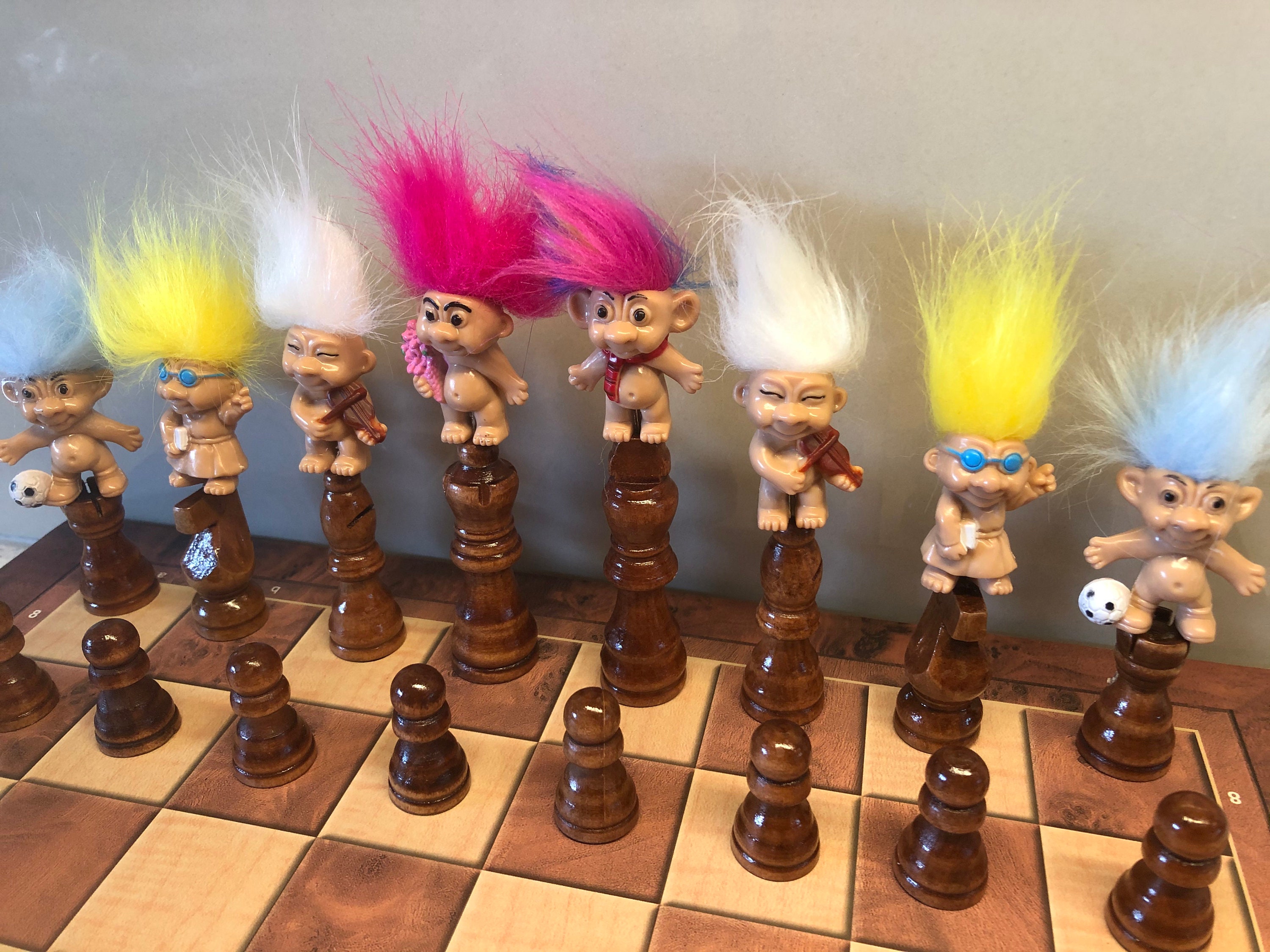 Trolls Classic Chess Set - Etsy