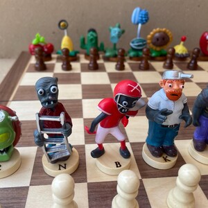 Plants Vs Zombies A Chess Set - Etsy Canada