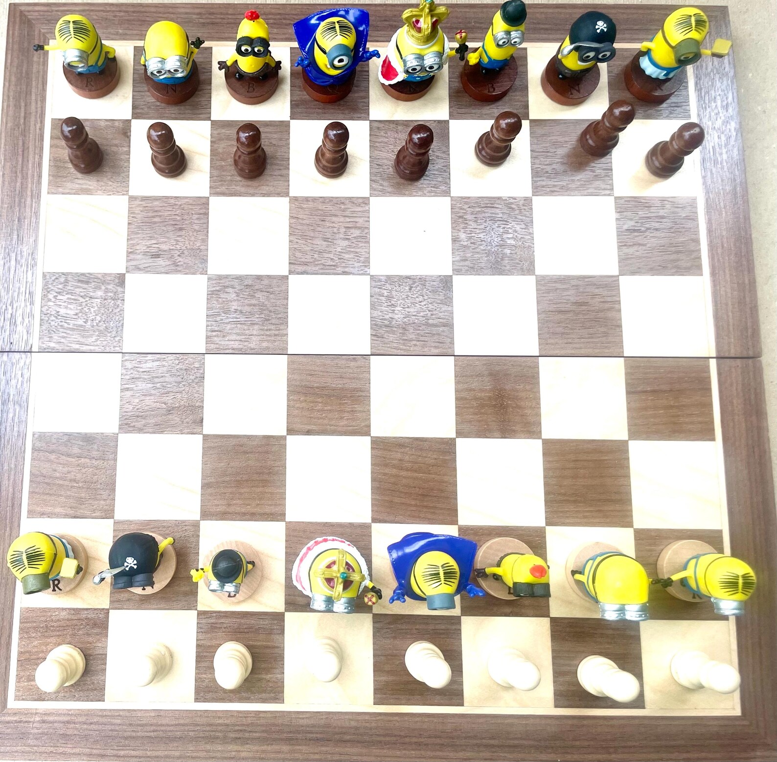 Hand Made Minions Chess Set - Etsy