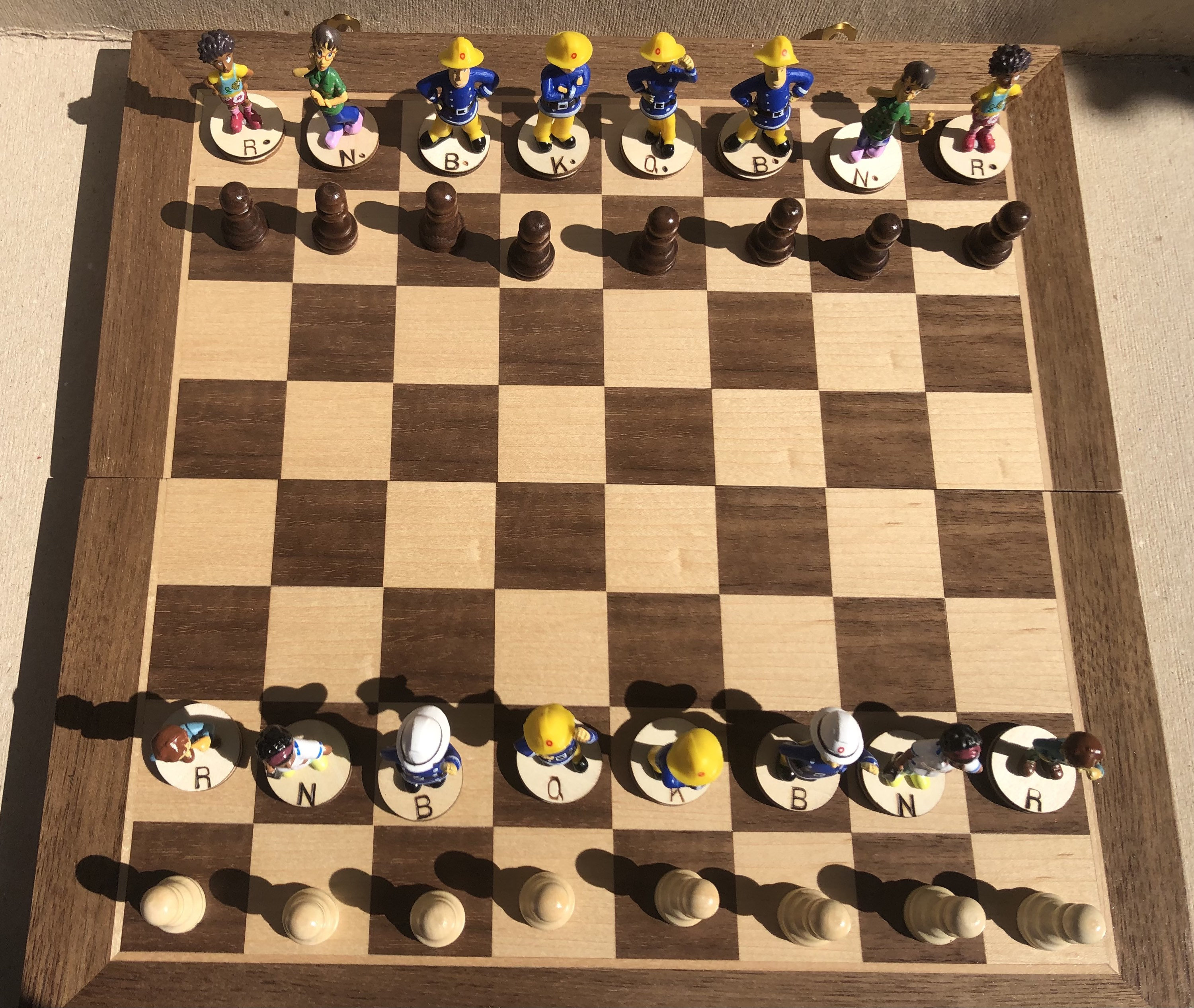 Fireman Sam Chess Set - Etsy