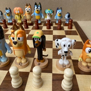 4 Bluey Chess Set - NEW - Etsy
