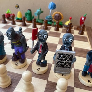 Plants Vs Zombies A Chess Set - Etsy Canada