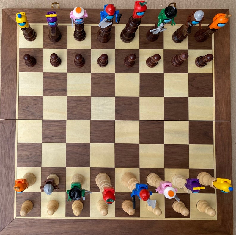 Among Us 3 Chess Set - Etsy
