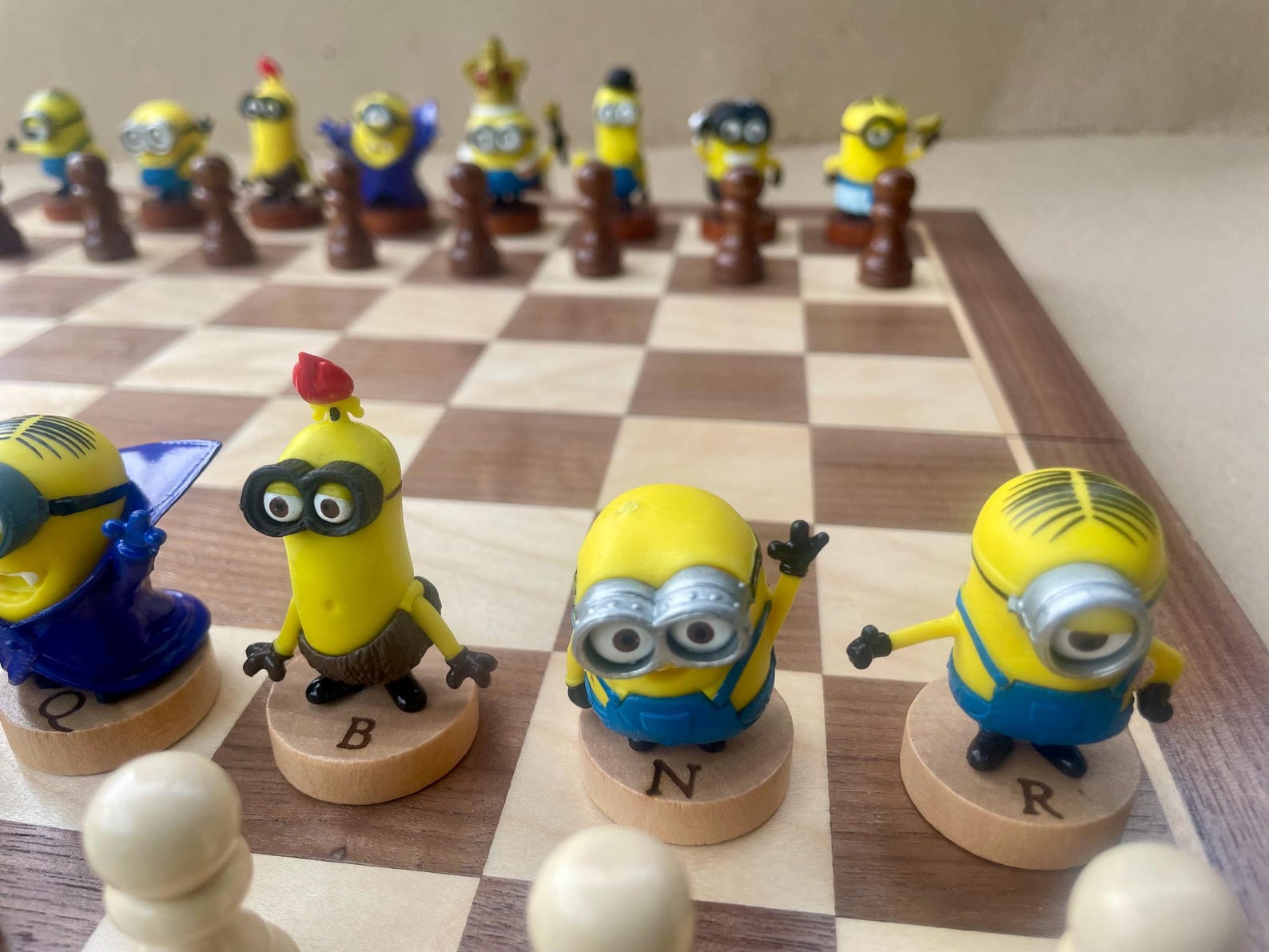Hand Made Minions Chess Set - Etsy
