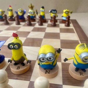 Hand Made Minions Chess Set - Etsy