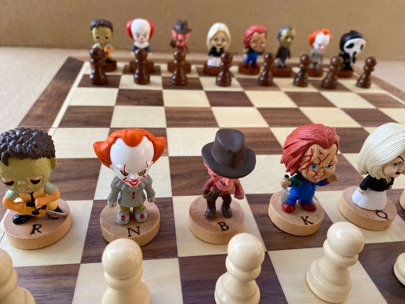 Horror Movie Chess Set - Etsy