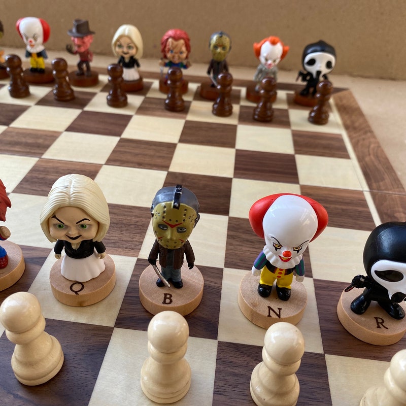 The Monsters Chess Set - Etsy