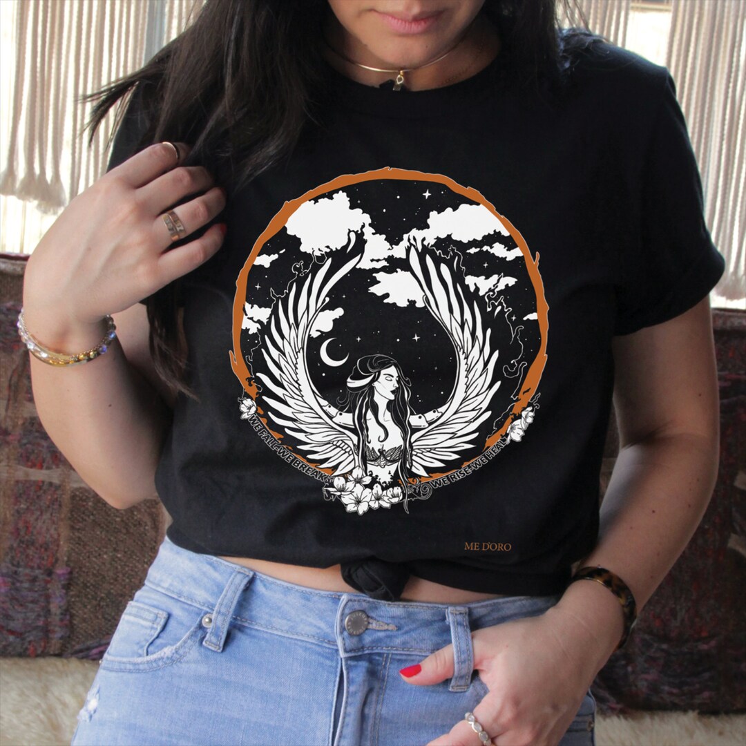 Phoenix Rising Shirt, Powerful Women Tee Phoenix Shirt for Women ...