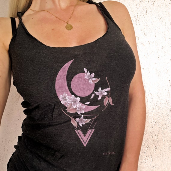 Pastel Moon Top Witch Tank Top Pastel Goth Pastel Clothes | Etsy