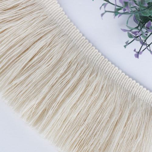 Cotton Fringe Trim 3.94 10cm Vintage Bullion Fringe - Etsy