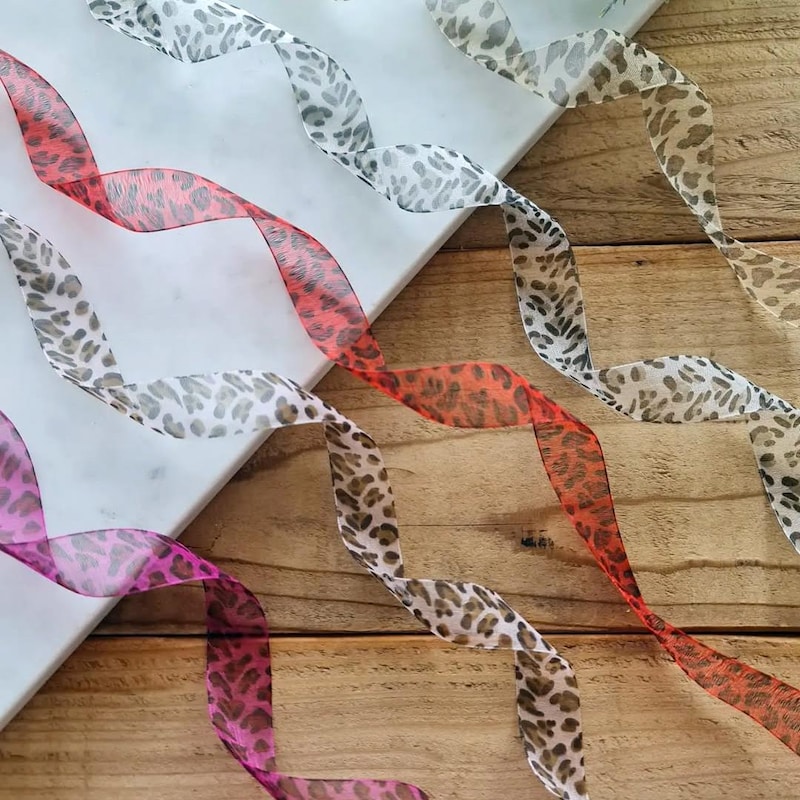 Leopard Print Ribbon 7/8 - Etsy UK