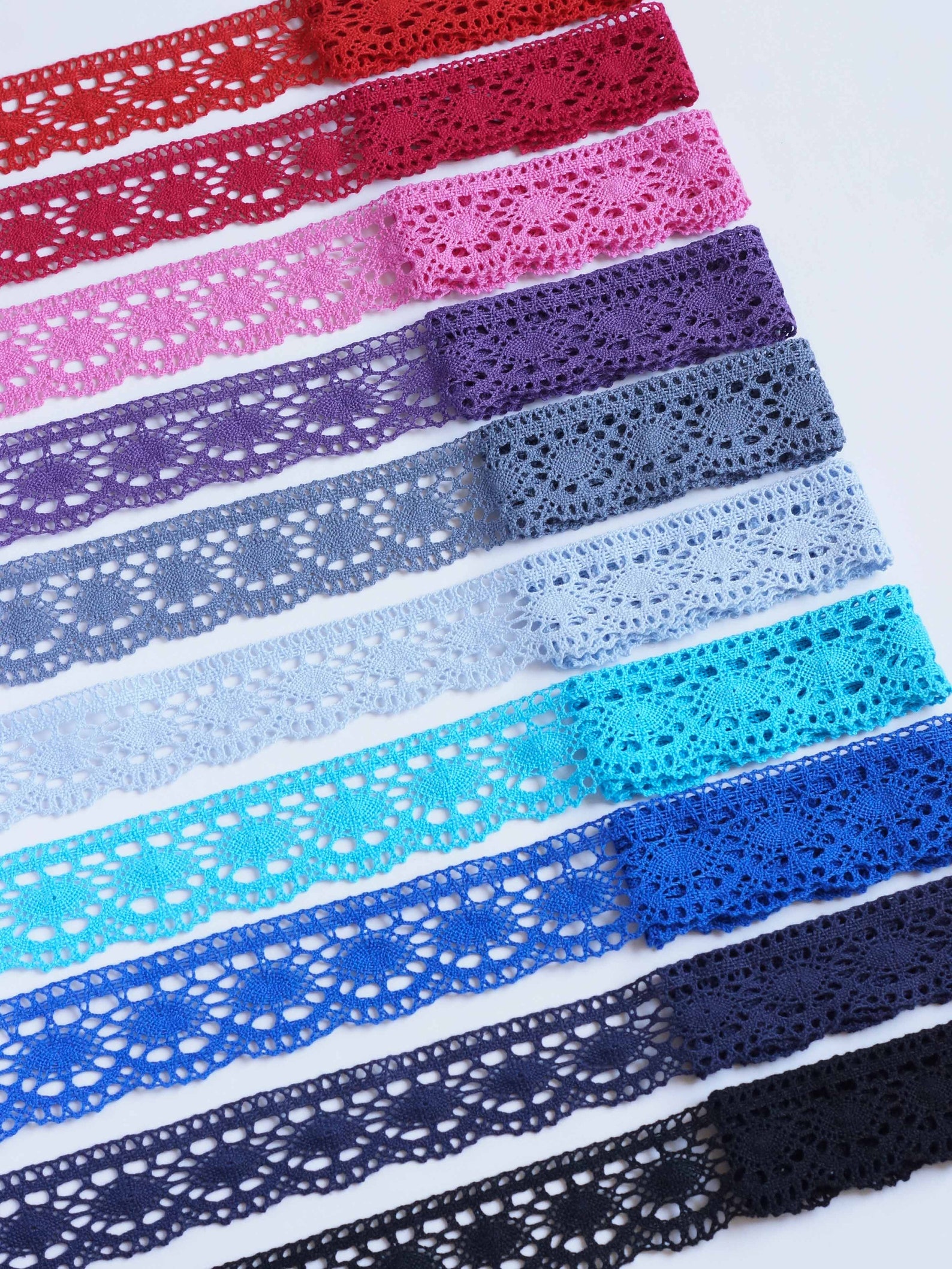 Cotton Crochet Lace Trim by the Yard 1.57 4 Cm for | Etsy