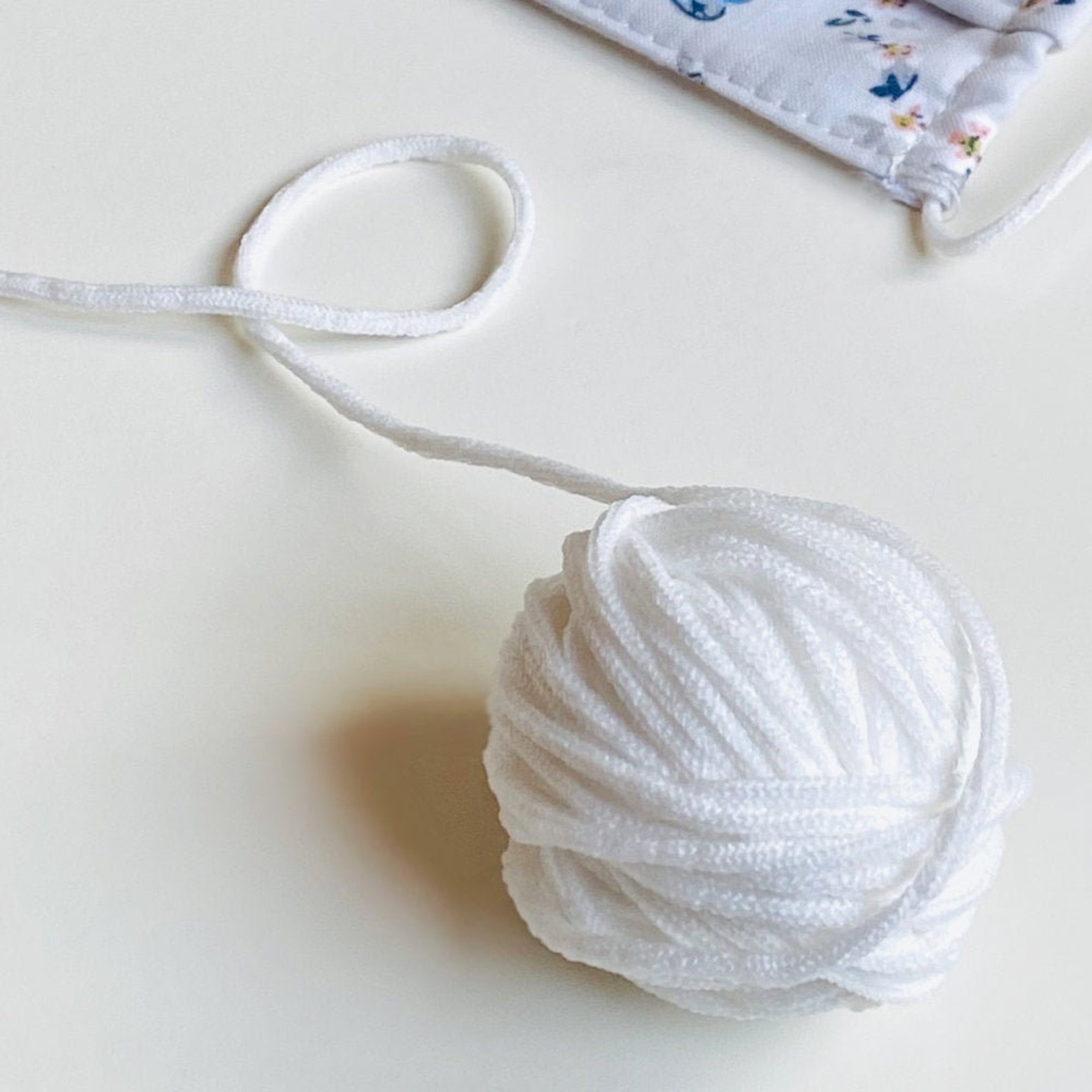 White Elastic Cord 21.87 Yards 20 M Super Soft Elastic for - Etsy