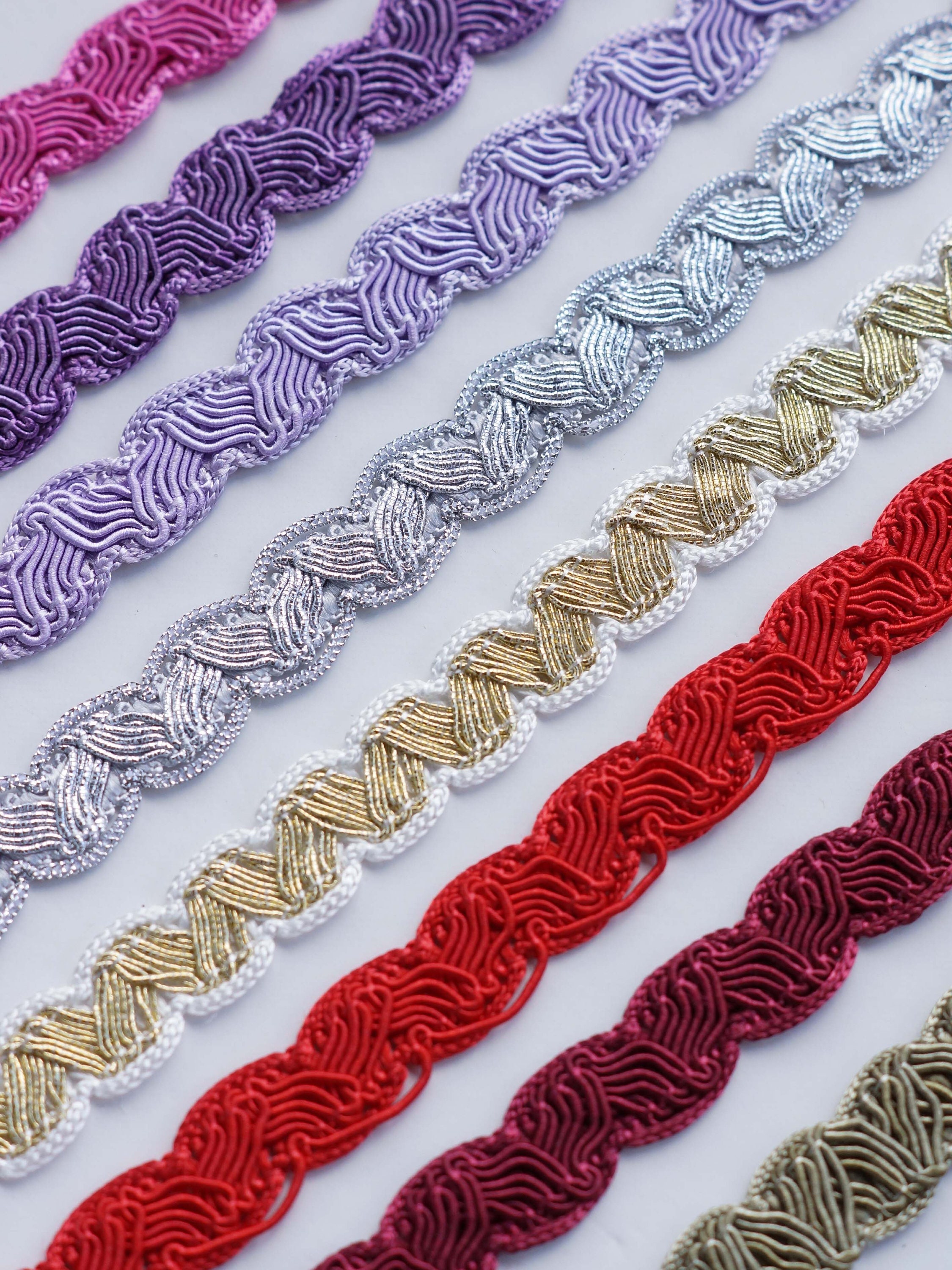 Braid Gimp Trimming by the Yard 0.718mm 24 Colors | Etsy