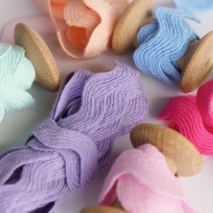 3/4 Cotton Ric Rac Trim, by the Yard, 0.70 1.8cm Jumbo Rick Rack, Zig ...