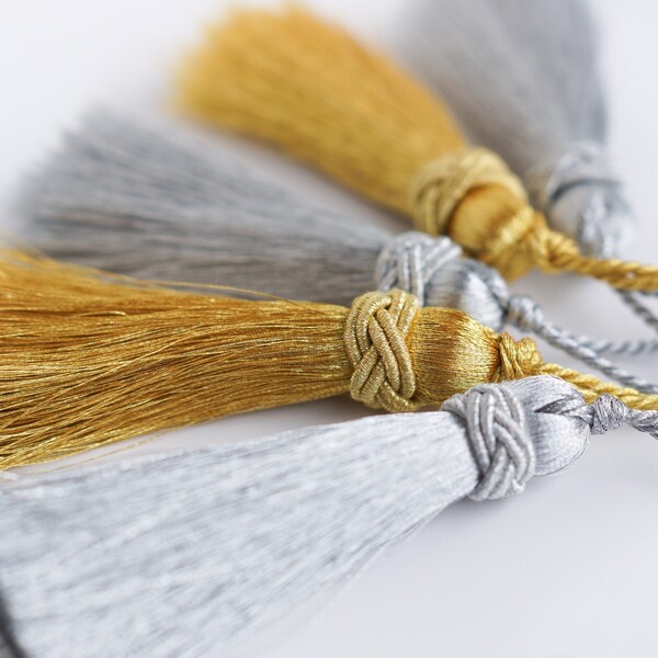 Metallic Tassels - Etsy