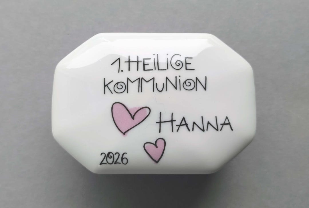 Souvenir 2026 Tin 1st Holy Communion 2026 Confirmation Heart Pink Money ...