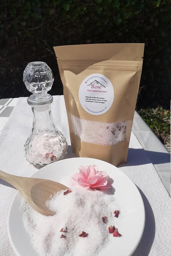 Rose Bath Salts/foot Soak - Etsy