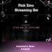 Pink Emo Twitch Streamer Screens + Overlay Kawaii Goth Streamer Pack - Etsy