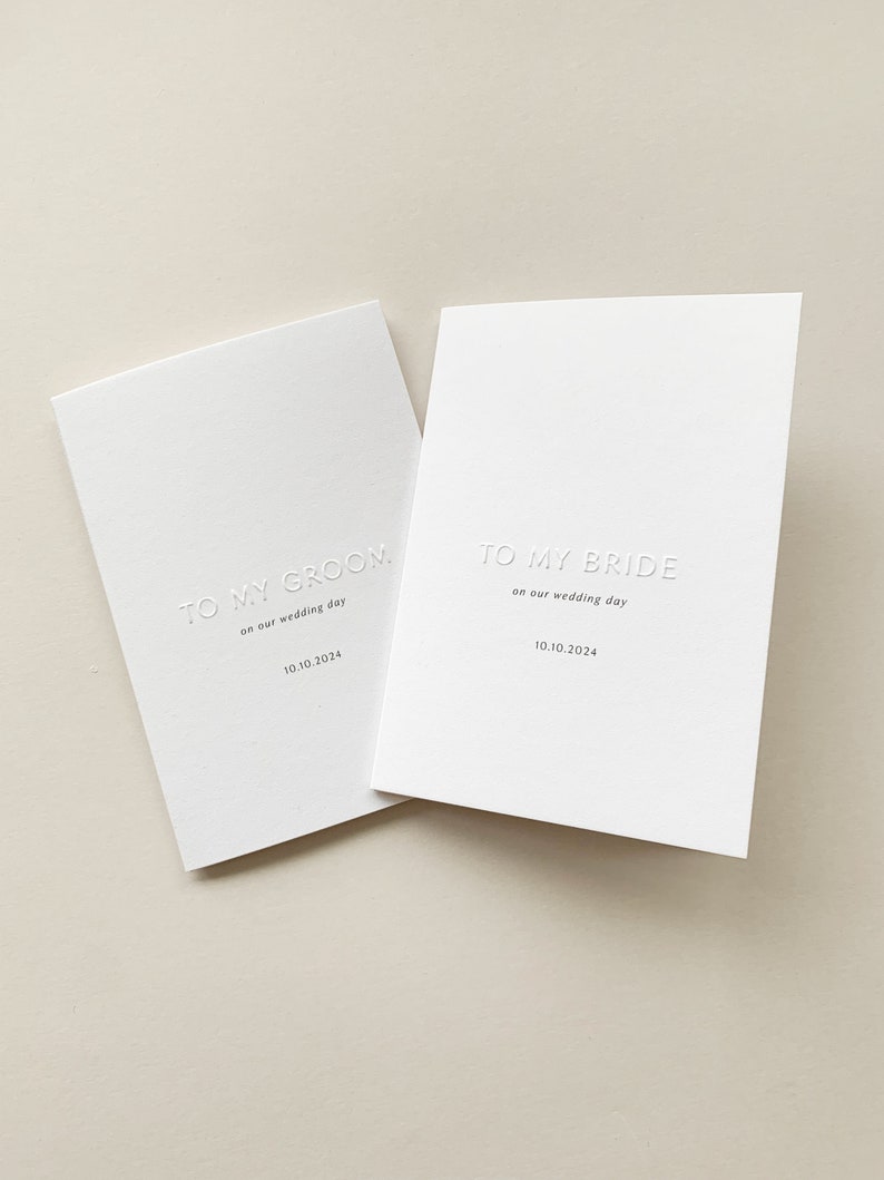 Personalized Love Letter | to My Bride/groom on Our Wedding Day Letters ...